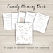 Our Family Memory Book Printable Family Journal Family Keepsake Book ...