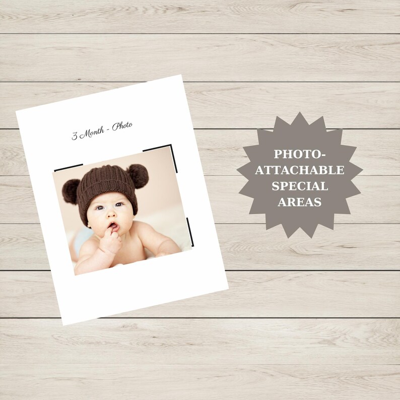 Newborn Baby Memory Book – Printable Keepsake Journal for First Year ...