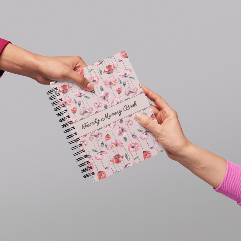 Family Memory Book | Printable Family Journal | Ancestry & Life Story ...