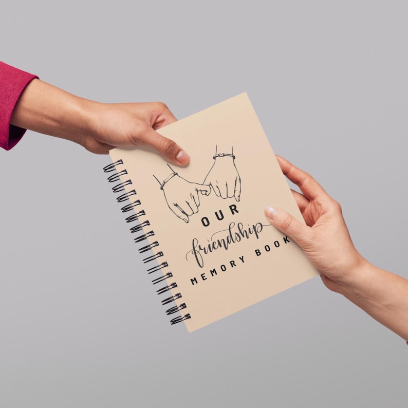 Friendship Memory Book, Best Friend Journal, Personalized Friendship ...