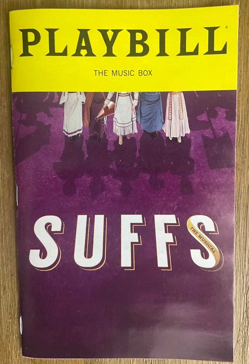 Suffs the Musical Broadway Playbill - Etsy