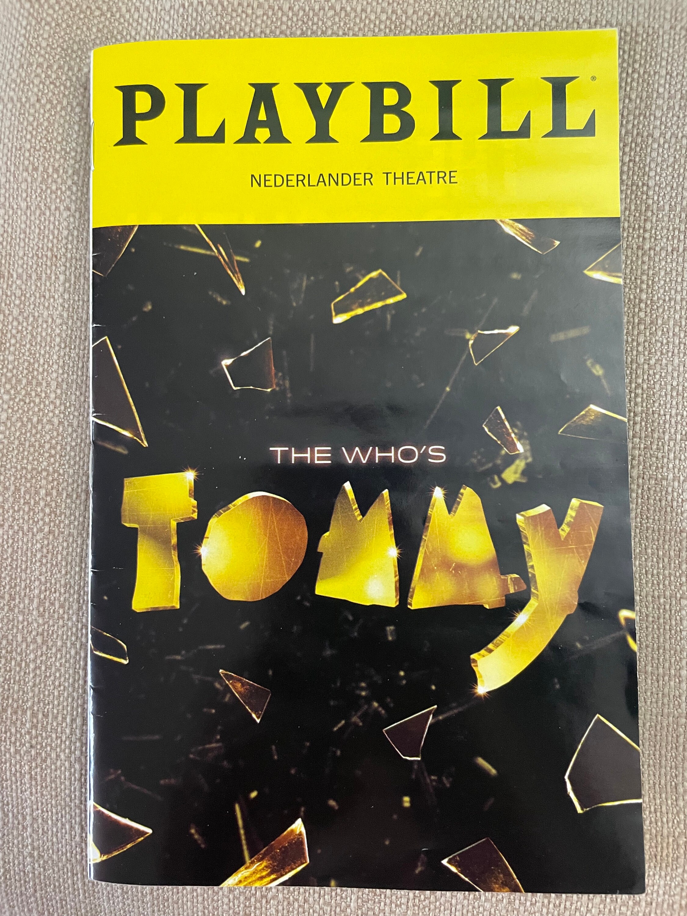 The Whos Tommy Broadway Playbill - Etsy