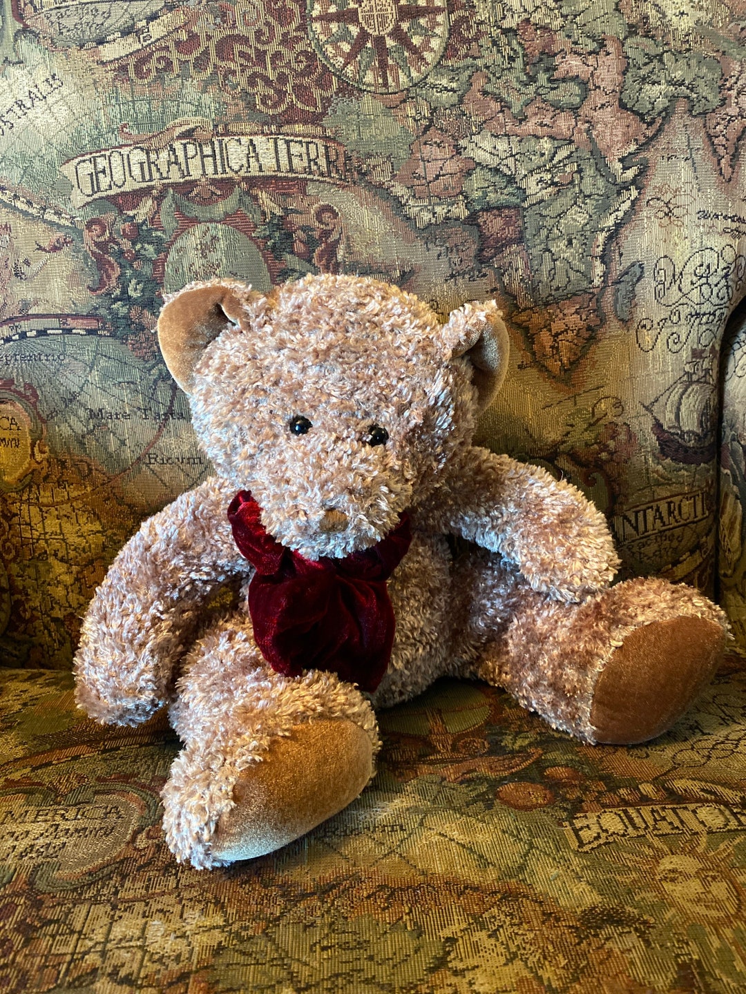 Pretty Light Honey Gold Plush Teddy Bear, Stuffed Animal - Etsy