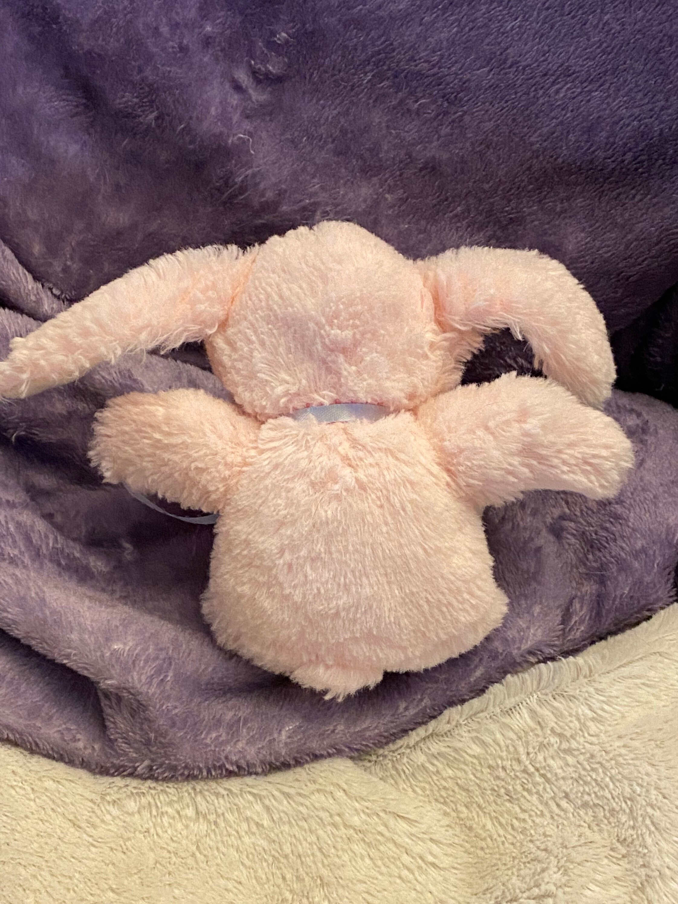 Sweet Pink Floppy Eared Easter Bunny Rabbit Stuffed Animal, Hare 7” - Etsy