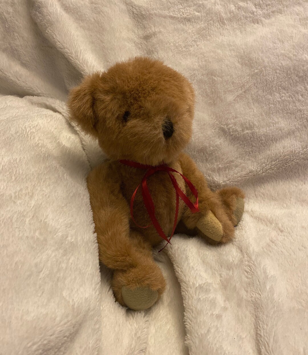 Tender Heart Treasures Tan Teddy Bear, Stuffed Animal, 9" Sitting, 12 ...