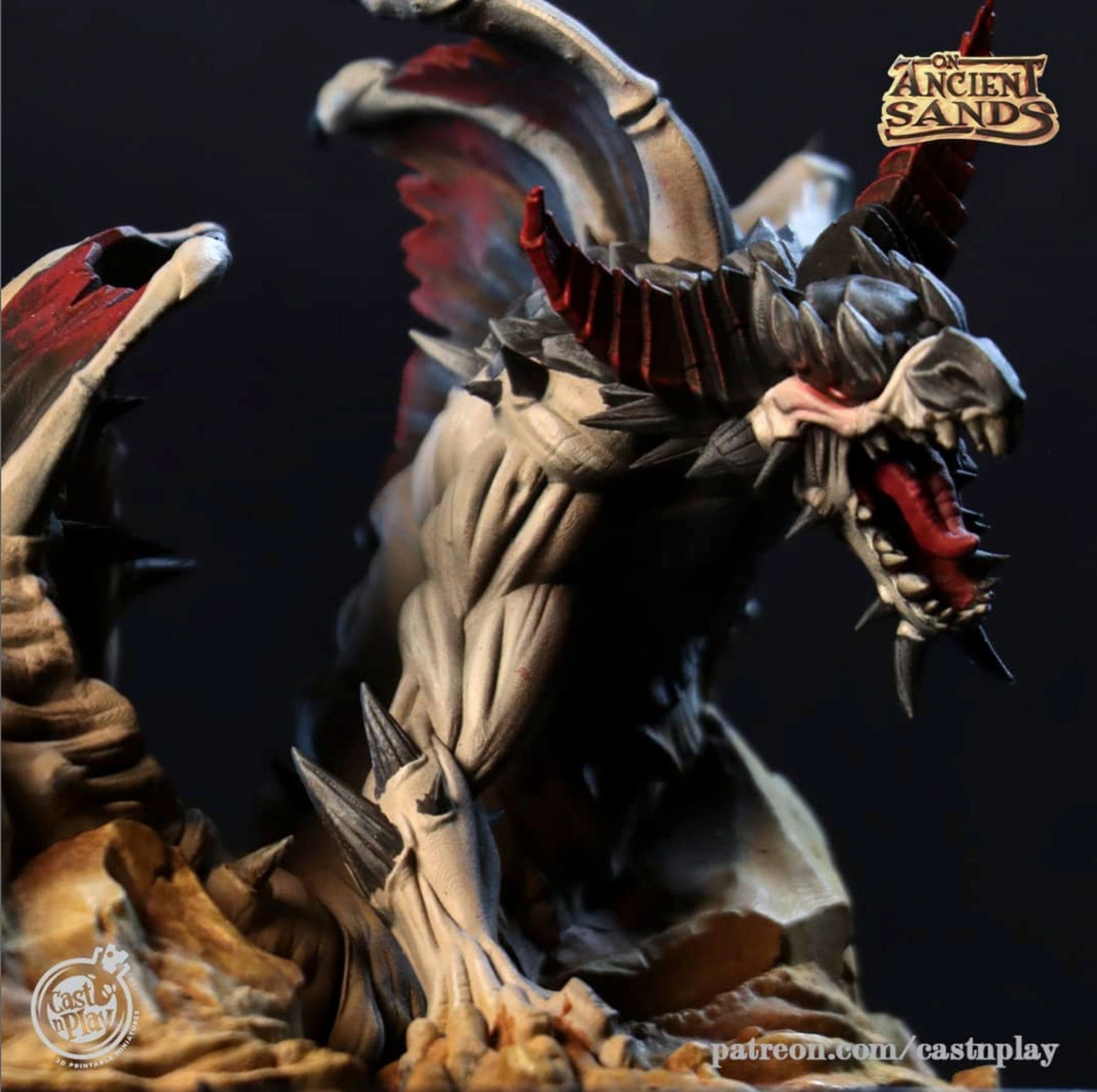 DESERT WYRM / LINDWURM 28mm / 32mm Dungeons and Dragons - Etsy