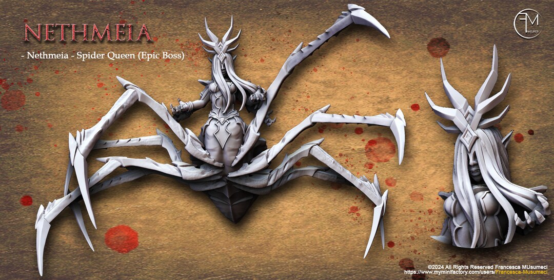 Drider Lolth Drow - NETHELMA From BLOOD DEMONS by Francesca Musumeci ...