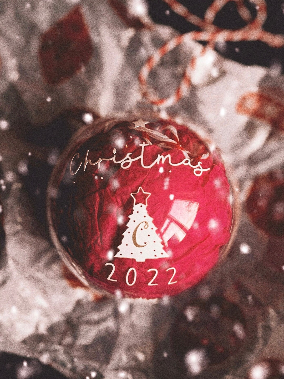 Personalised Handmade Fillable Bauble - Etsy