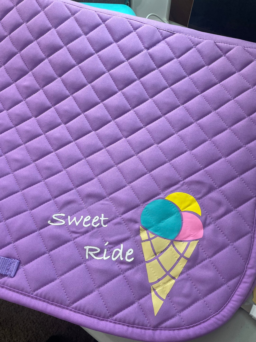 Sweet Ride Ice Cream Cone Saddle Pad - Etsy