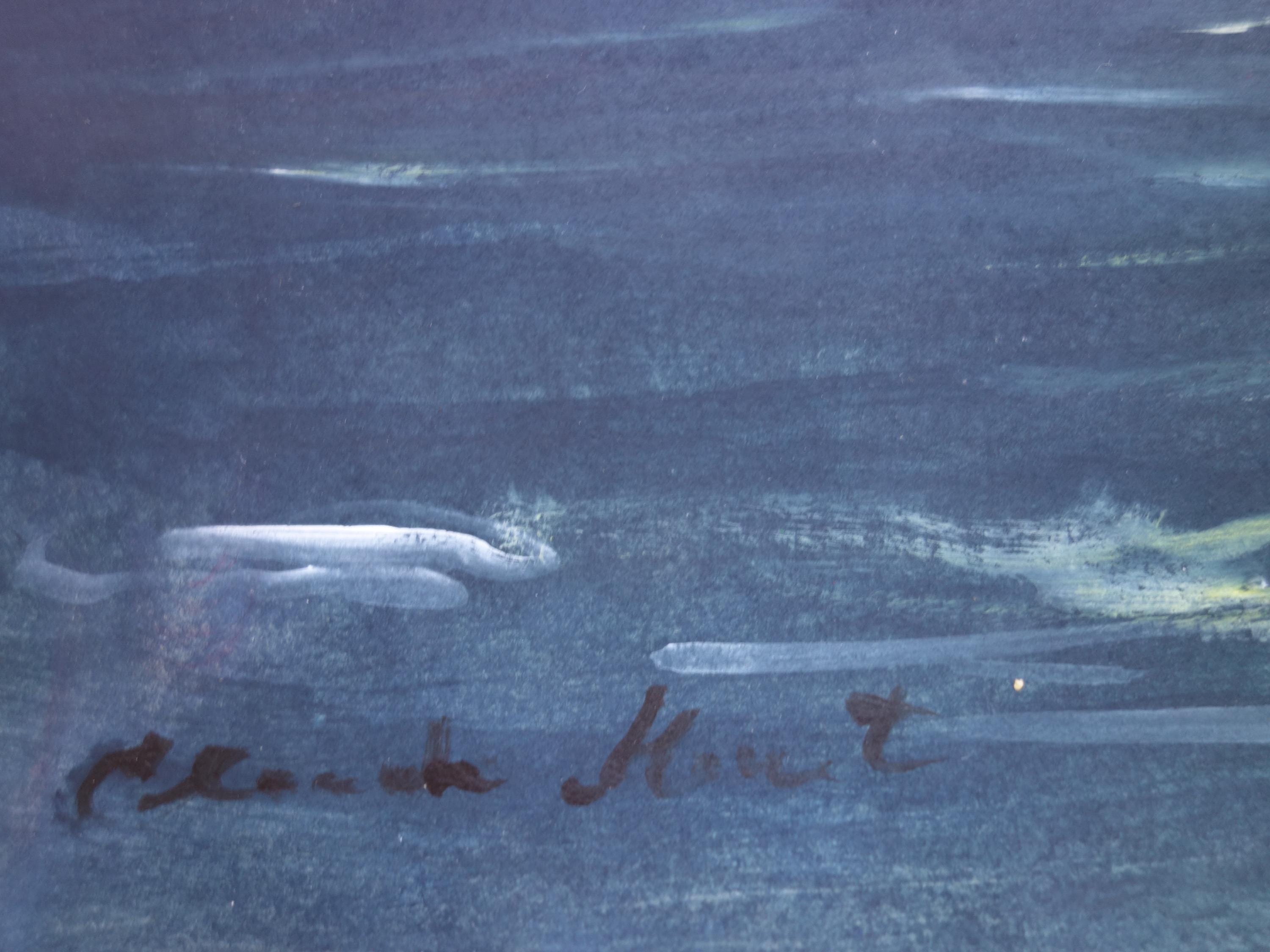 Fine Impressionism Painting (collector / Gallery Stamped on Verso) With ...