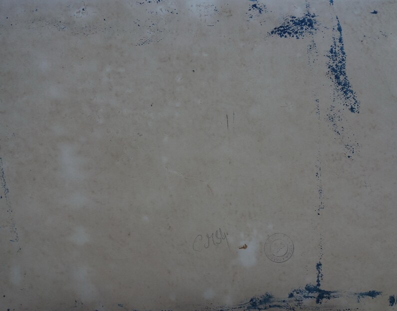 Fine Impressionism Painting (collector / Gallery Stamped on Verso) With ...