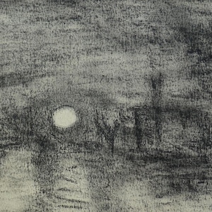 Impressionism Charcoal Drawing - Study (collector / Gallery Stamped on ...