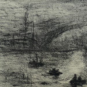 Impressionism Charcoal Drawing - Study (collector / Gallery Stamped on ...