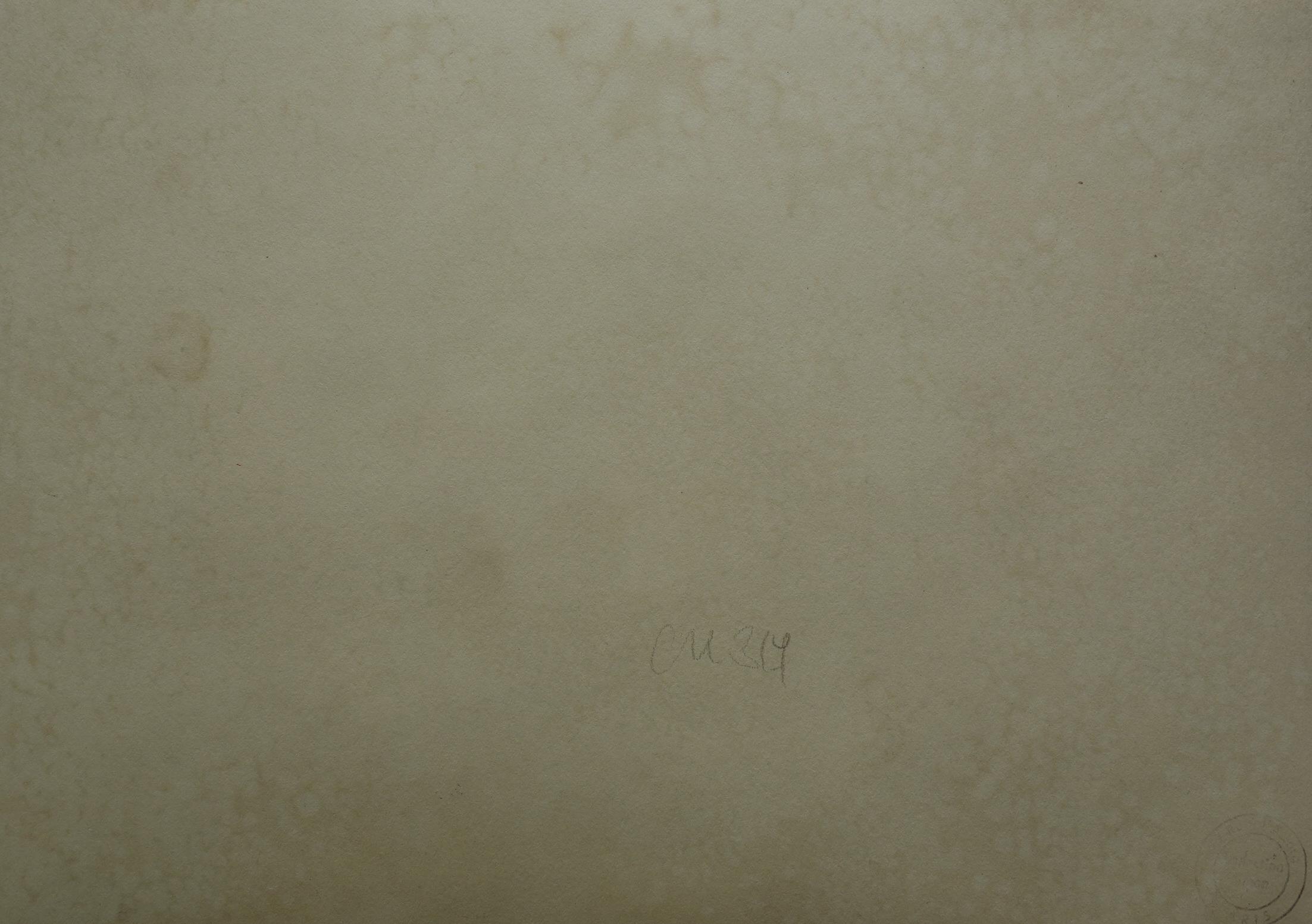 Impressionism Charcoal Drawing - Study (collector / Gallery Stamped on ...