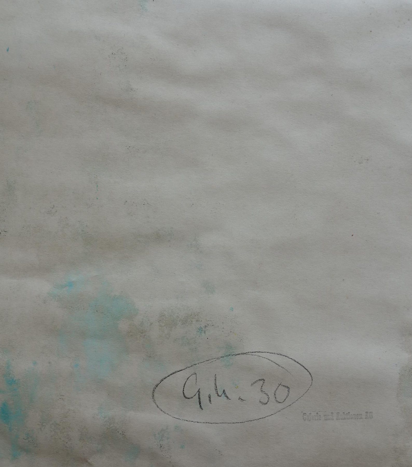 Rare Art Deco Painting With Signature, Inscription, Gustav Klimt, and ...