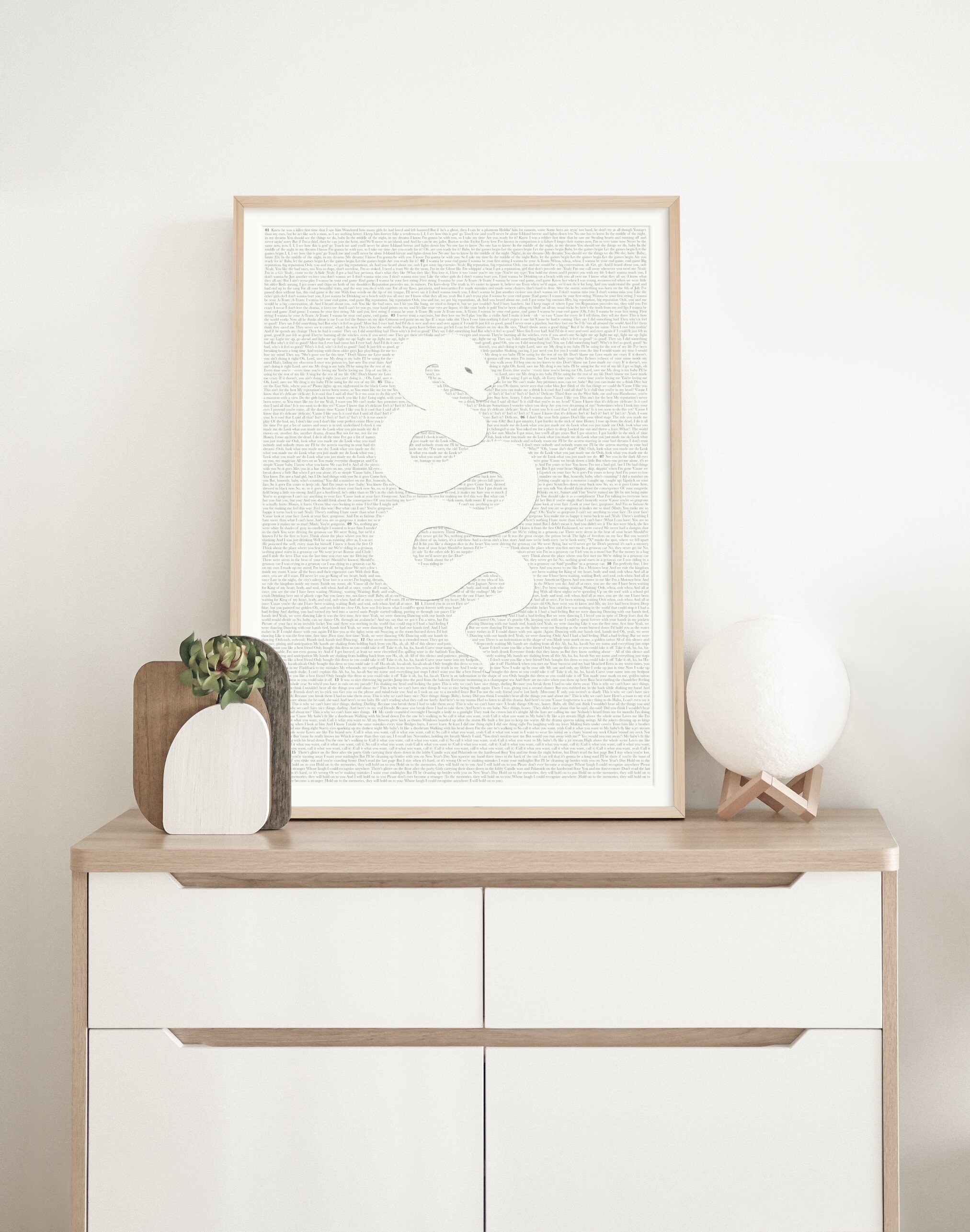 Taylor Swift Lyrics Print Reputation Album Digital Download Multiple ...