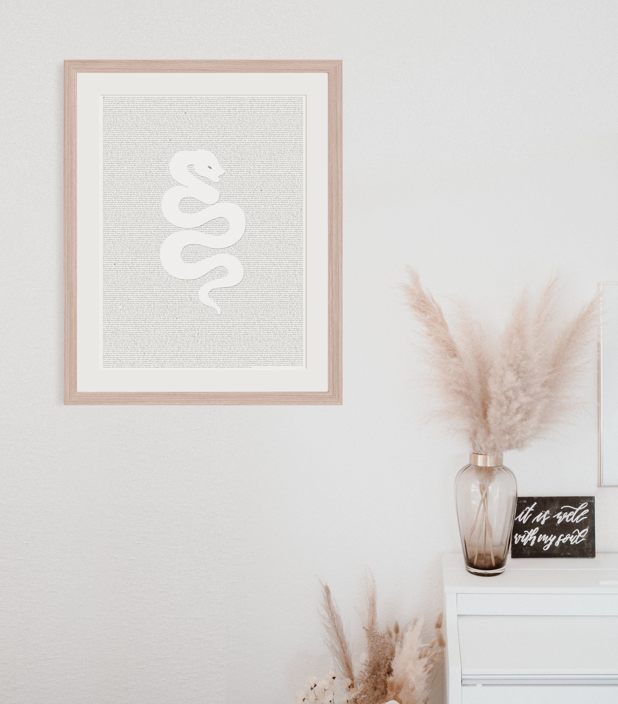 Taylor Swift Lyrics Print Reputation Album Digital Download Multiple ...