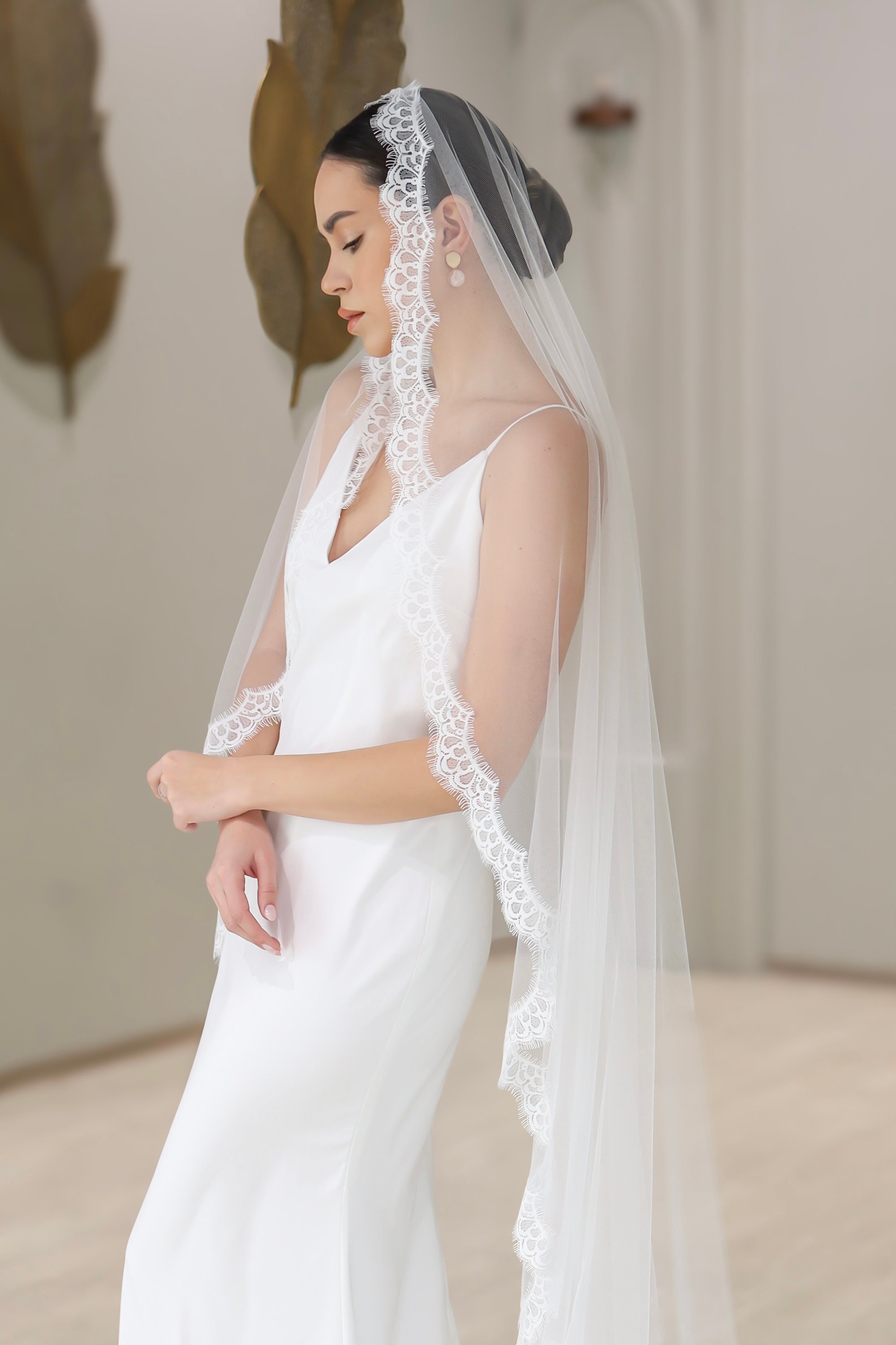 Lace Edged Veil Samples, Lace Samples, Tulle Sample, Fabric Swatches ...