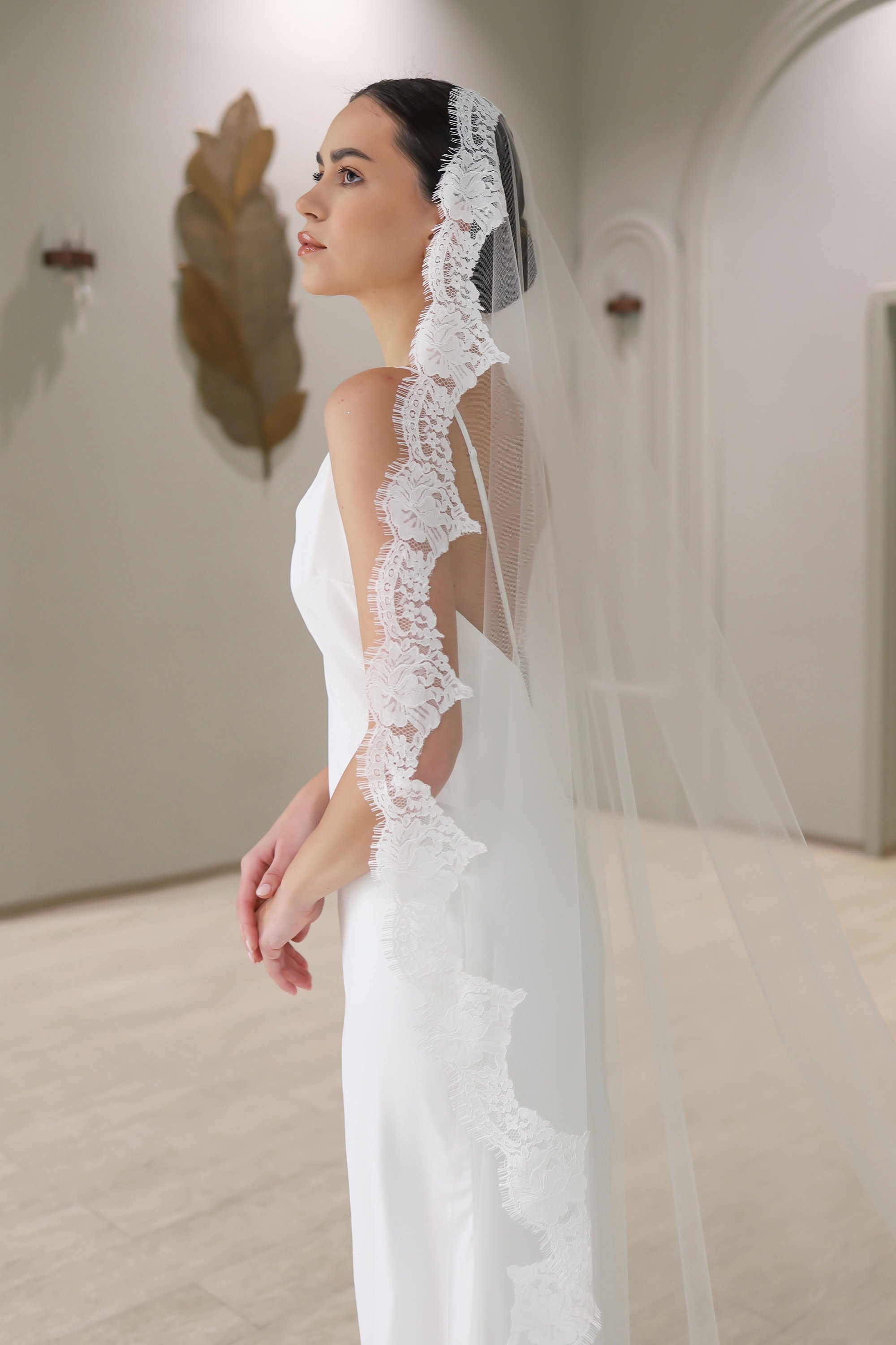 Lace Edged Veil Samples, Lace Samples, Tulle Sample, Fabric Swatches ...