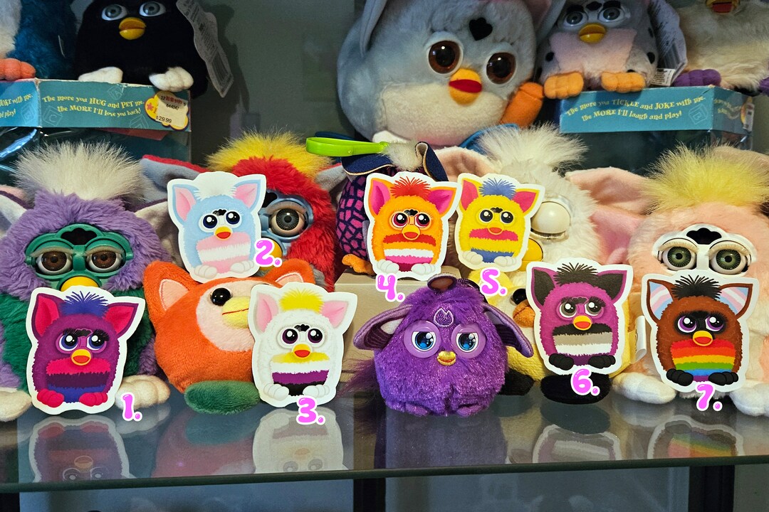 Pride Furbies Furby Vinyl Sticker Collection - Etsy