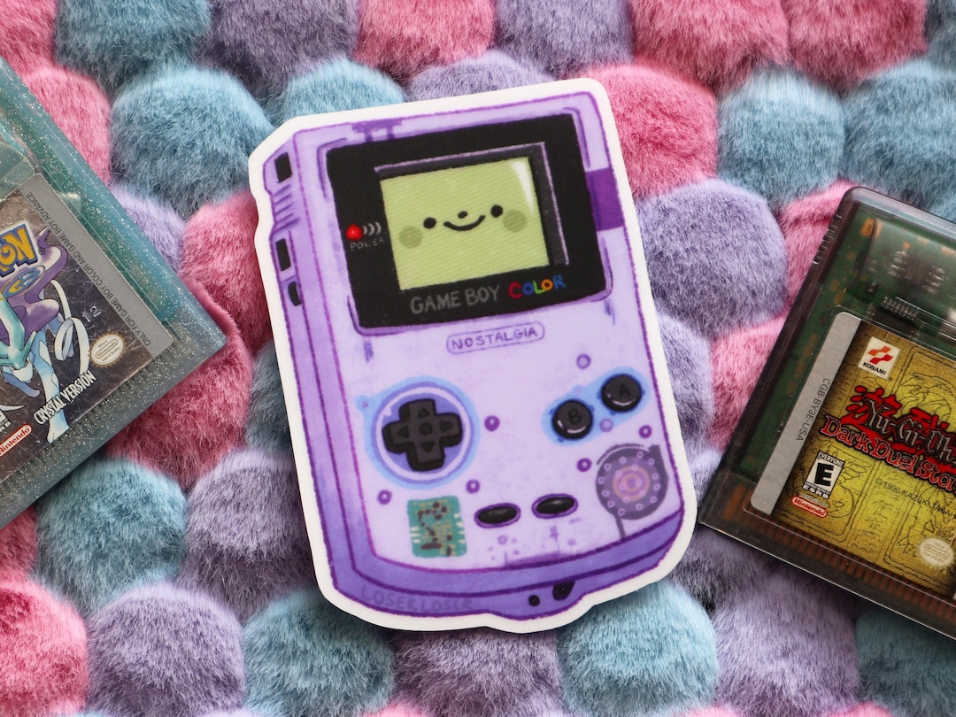 Nintendo Game Boy Color 1990s TRANSPARENT Vinyl Sticker - Etsy