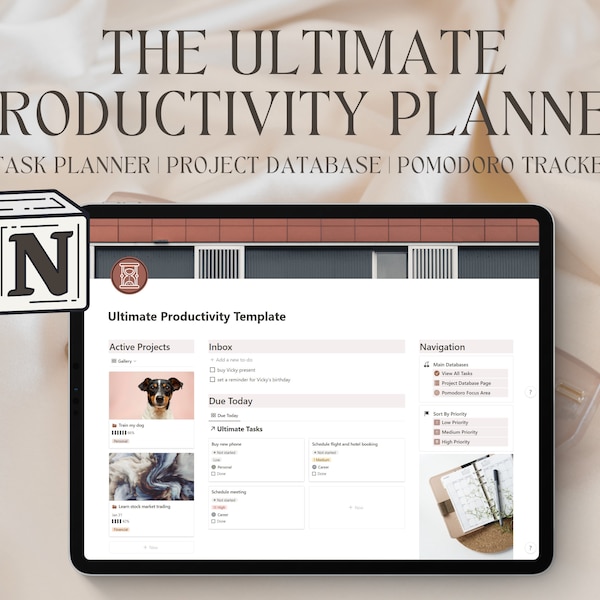 Notion Ultimate Project Management Template - Etsy Notion Ultimate Project Management Template - Etsy