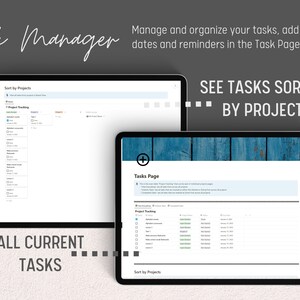 The Project Planner Notion Template | Complete Multiple Project ...