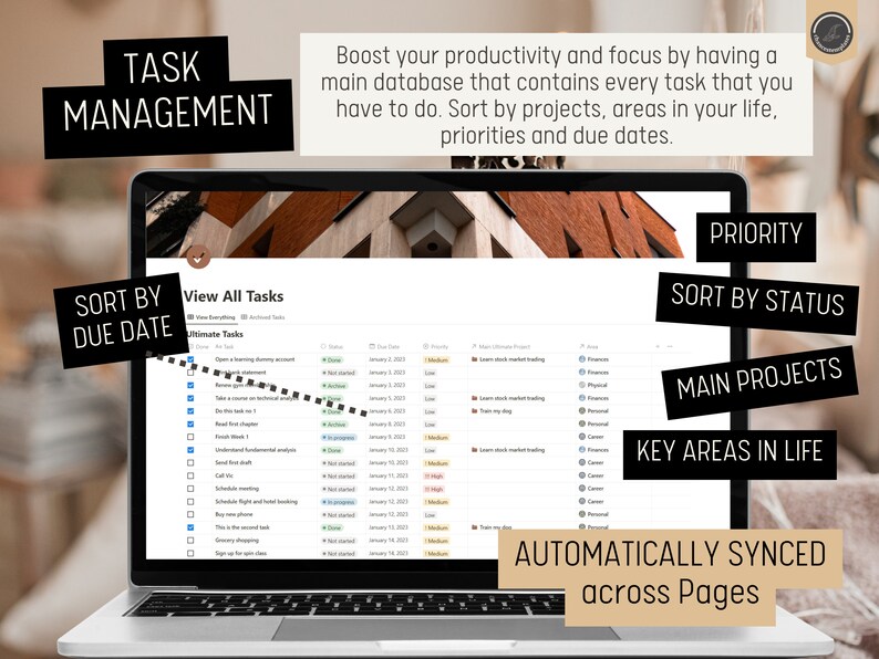 Notion Template Ultimate Productivity Notion Dashboard for - Etsy Notion Template Ultimate Productivity Notion Dashboard for - Etsy