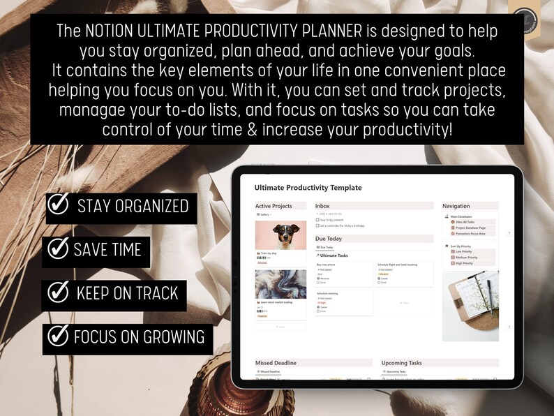 Notion Template Ultimate Productivity Notion Dashboard for - Etsy Notion Template Ultimate Productivity Notion Dashboard for - Etsy