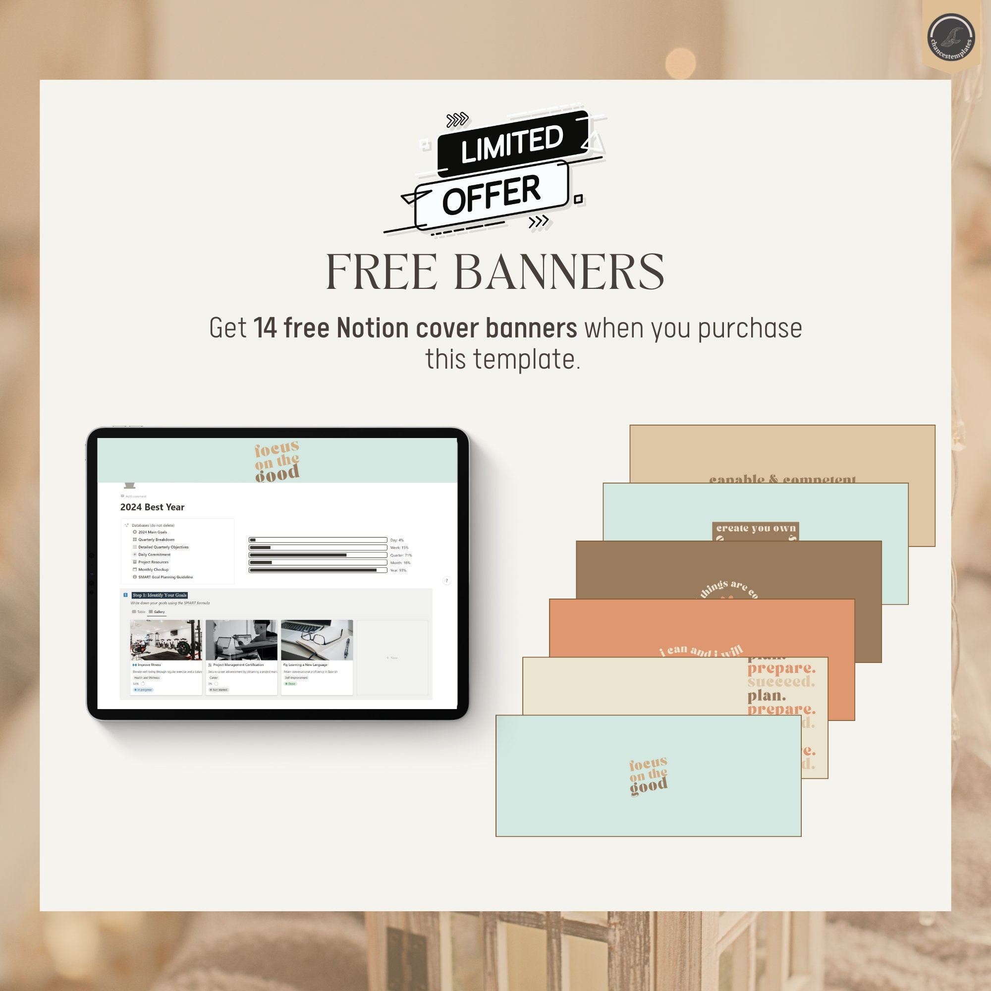 Notion 4 Step Goal Planning Template Notion Smart Goal Setting Planner 4 Step Goal Planning and ...