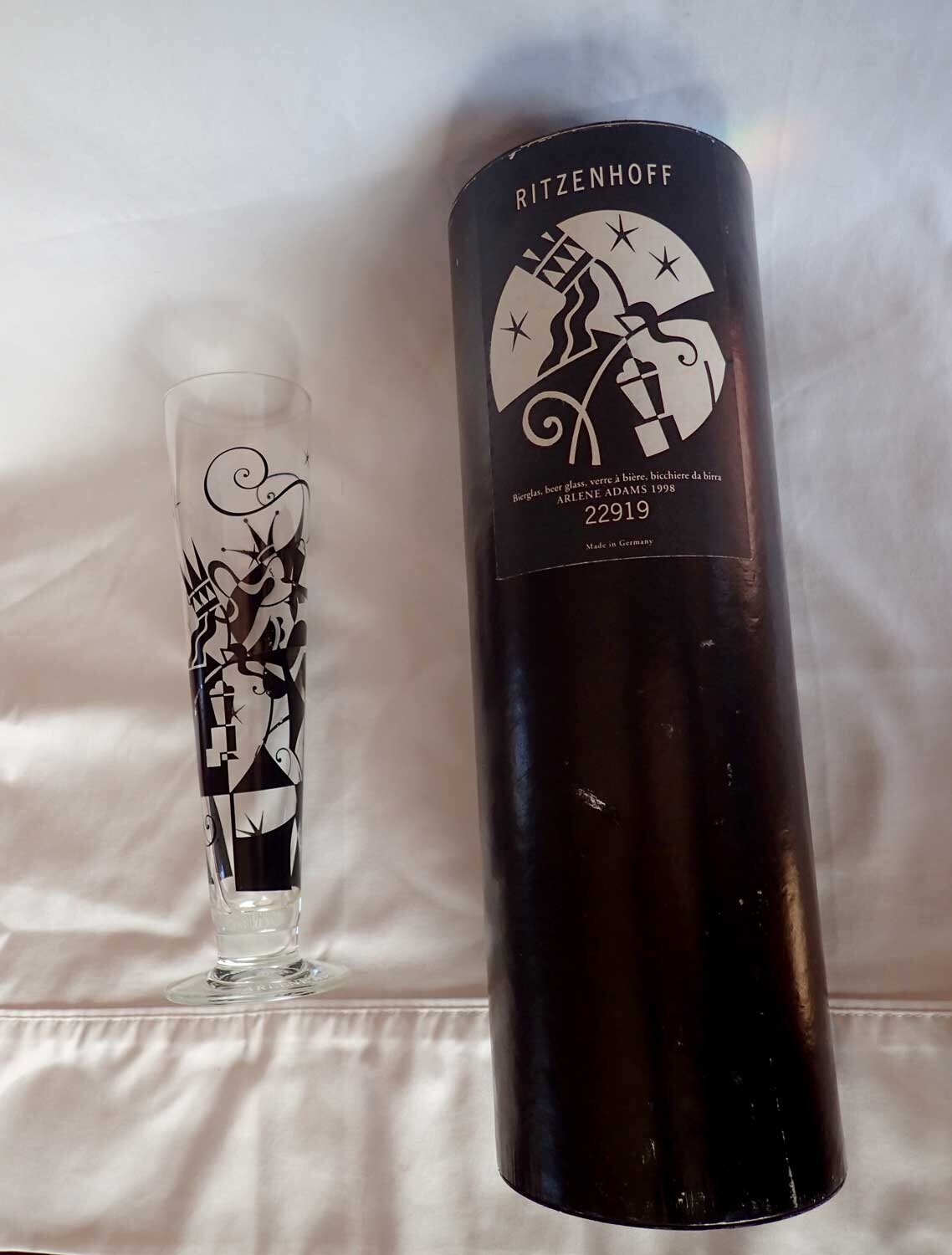 RITZENHOFF Bierglas beer Glass Fit for a Queen Germany Arlene Adams - Etsy