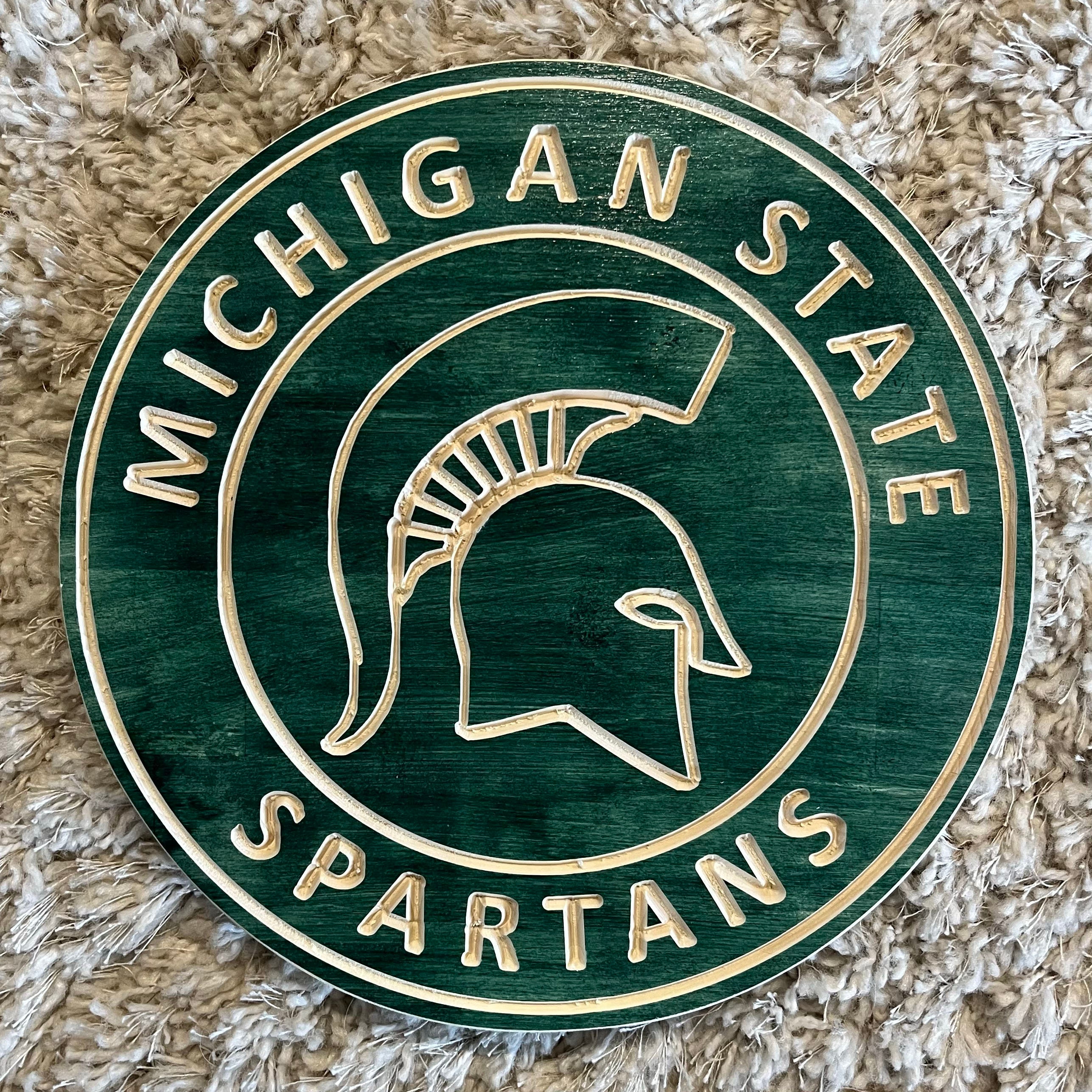 Michigan State Spartans Sports Signs - Etsy