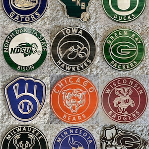 Wisconsin Badgers Sports Signs - Etsy