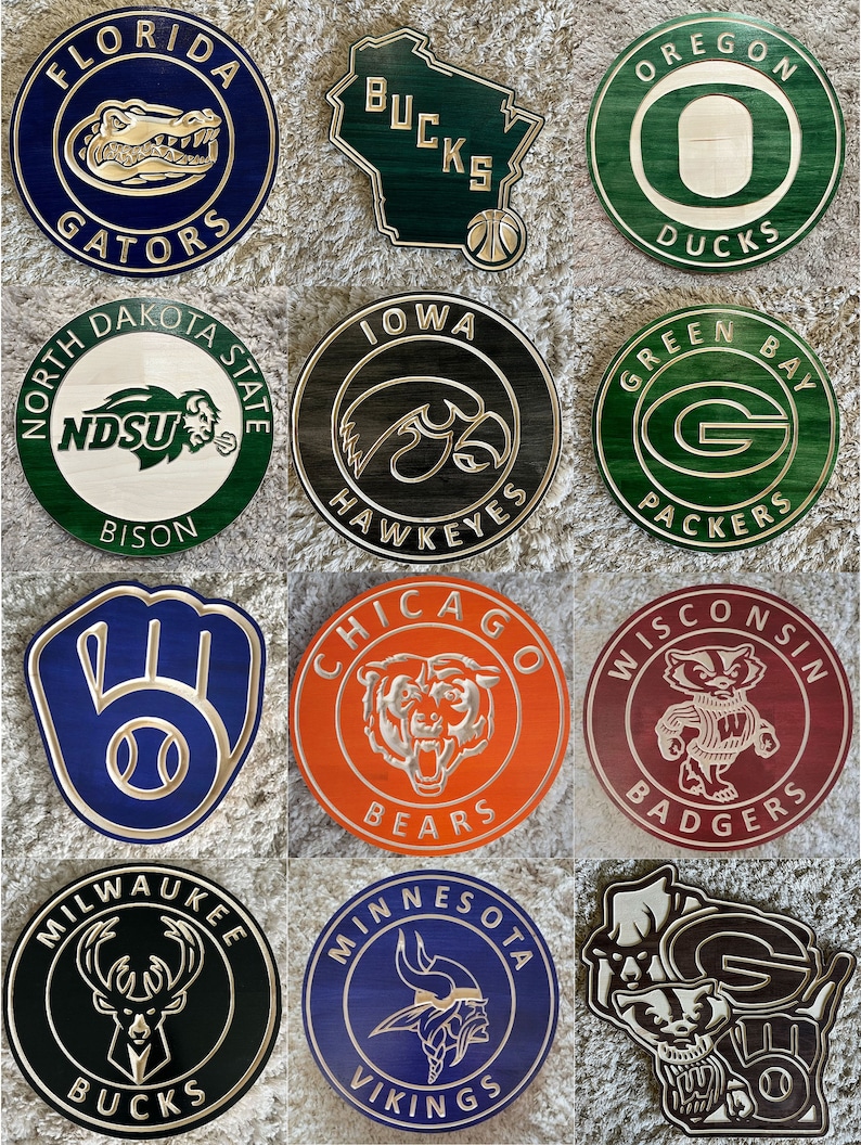 Wisconsin Badgers Sports Signs - Etsy