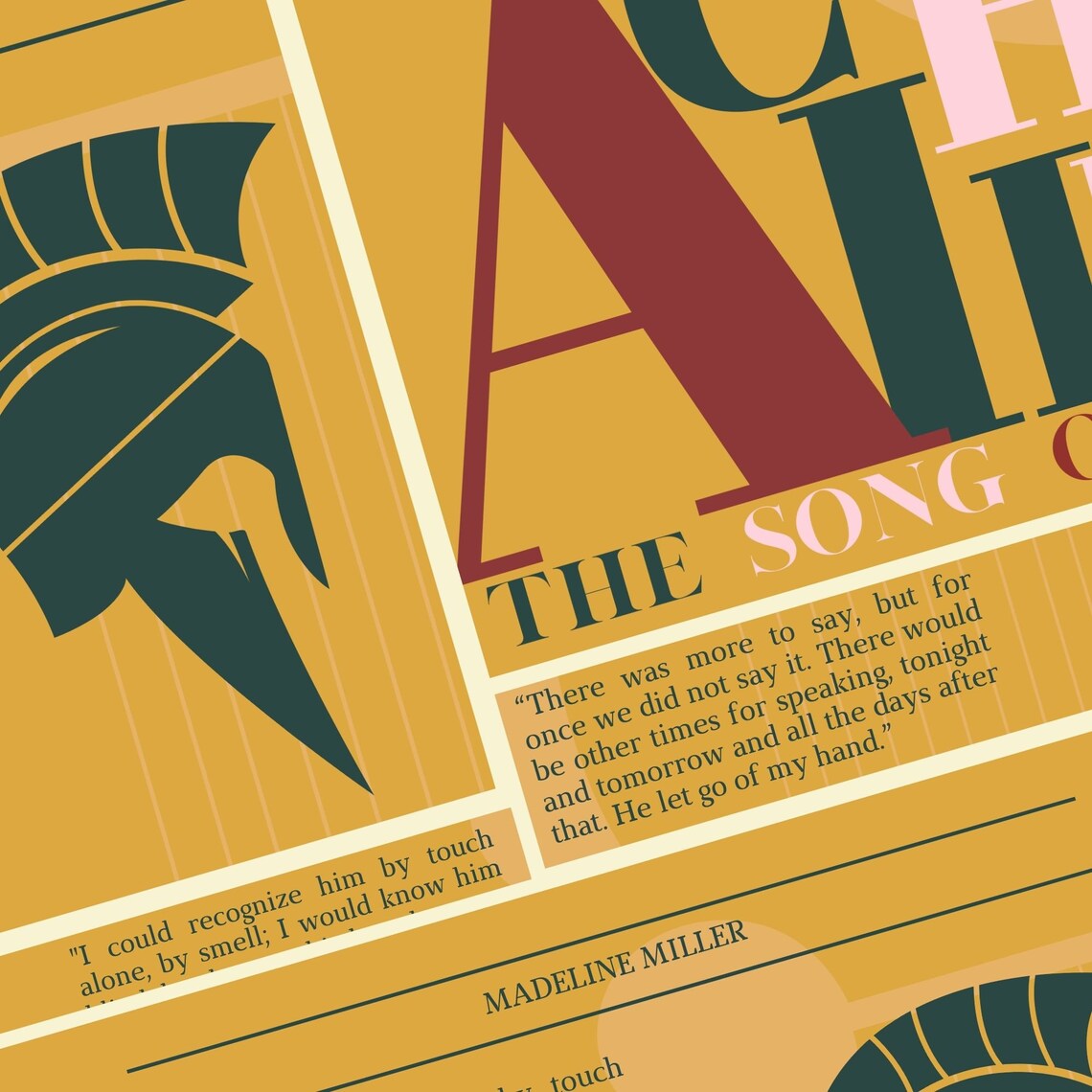 The Song of Achilles Poster Printable Greek Mythology | Etsy