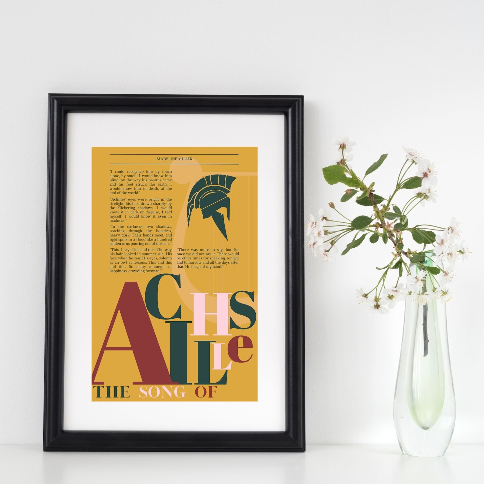 The Song of Achilles Poster Printable | Greek Mythology | Printable ...