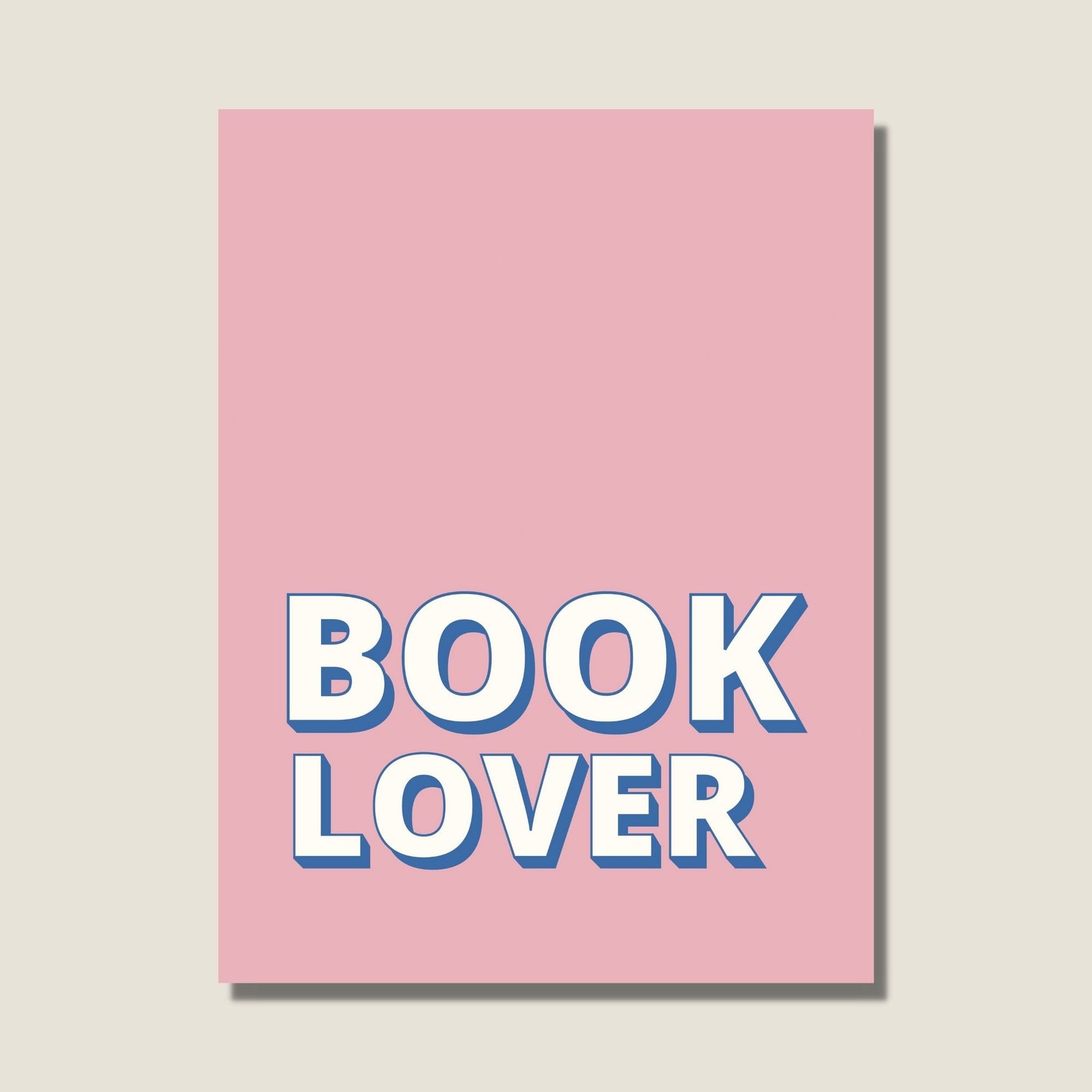Book Lover | Digital Quote Poster | Book Lover Gift | Colourful ...
