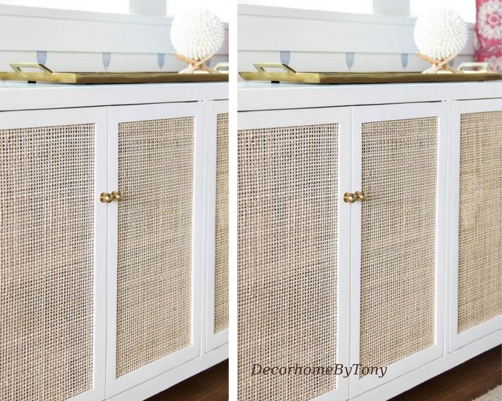 Cane rattan cabinet store
