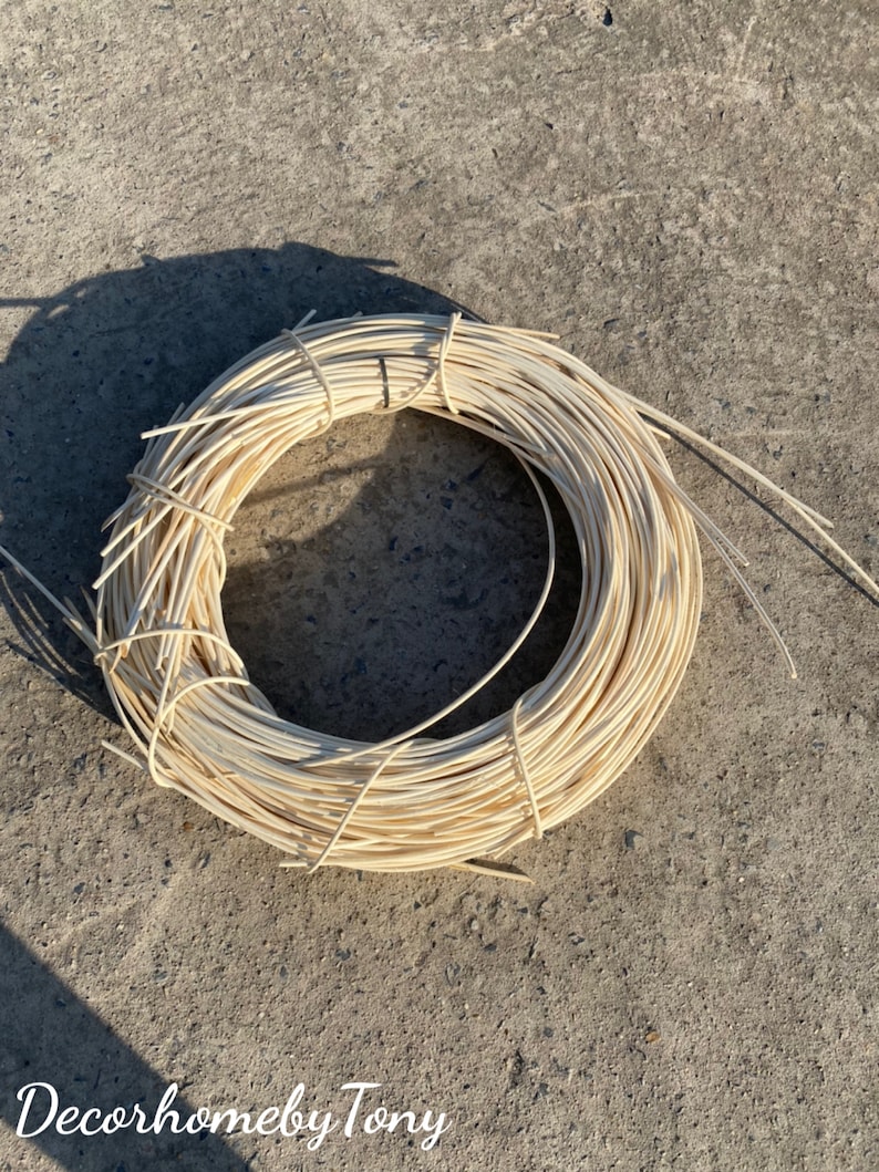 D4mm Rattan Spline Natural Rattan, Rattan Repair Rattan Chair, Caning ...