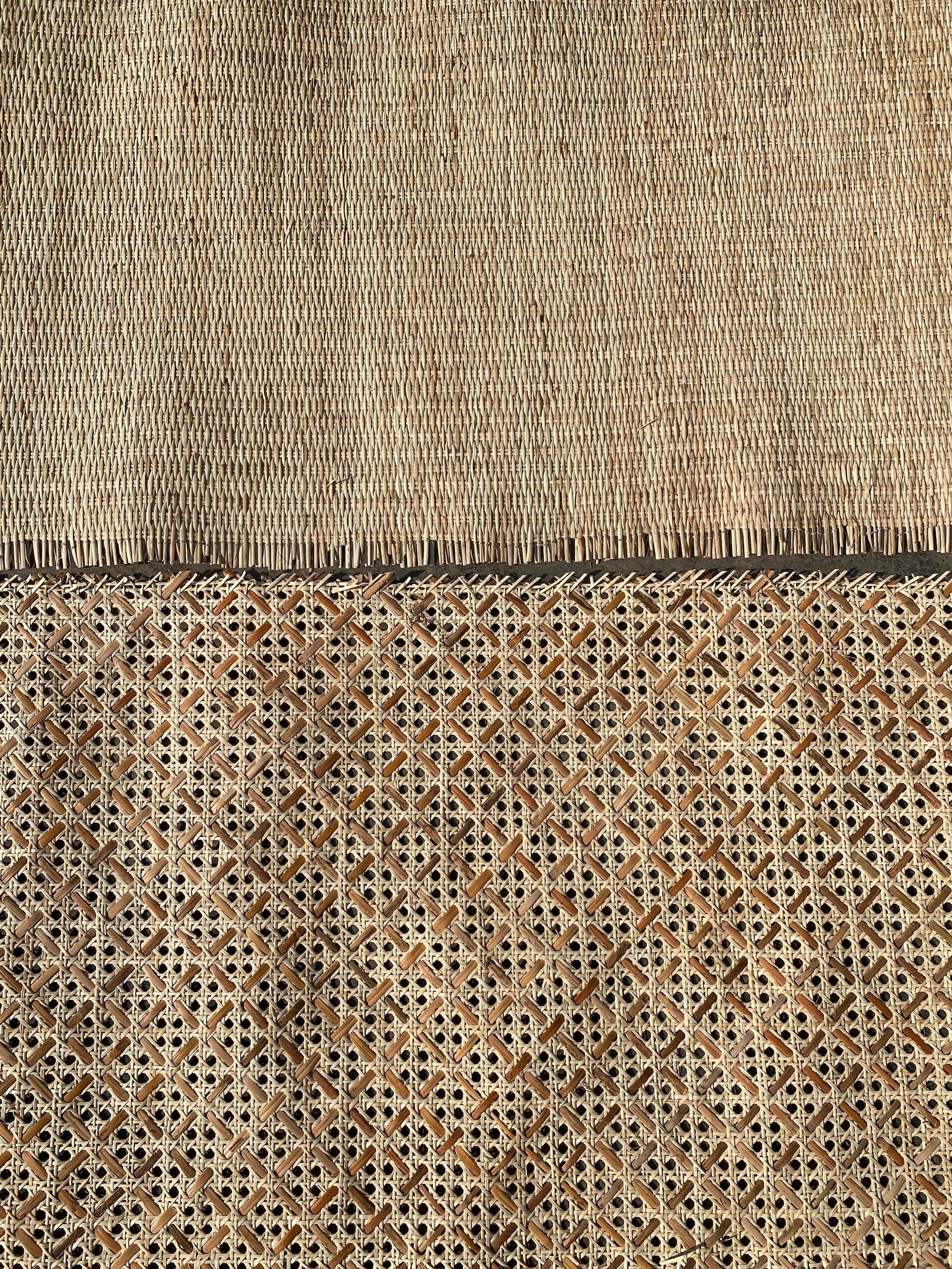 Natural Straw Mat Rattan Weave Cane Webbing Sheet Cabinet Furniture ...
