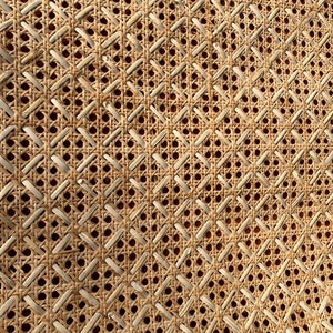 Luxury Design-rhombic Pattern Natural Cane Sheet Rattan Closed Weave ...