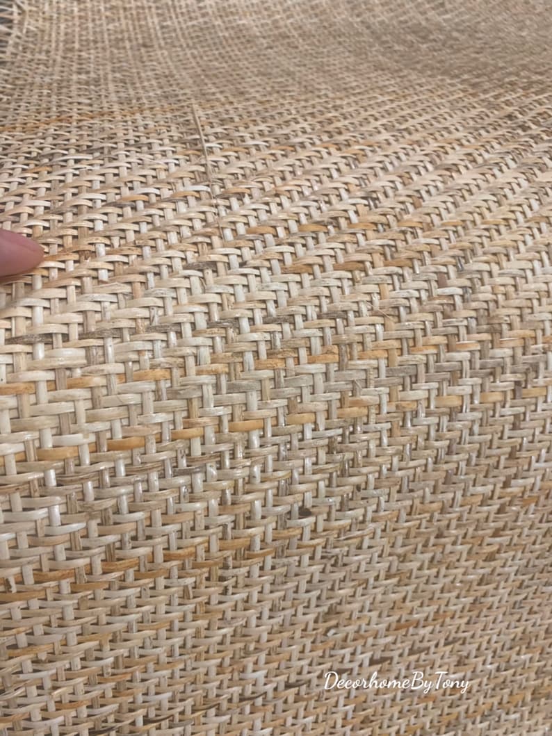 Luxury Premium Light Natural Closed Weave Cane Webbing, Natural Rattan ...