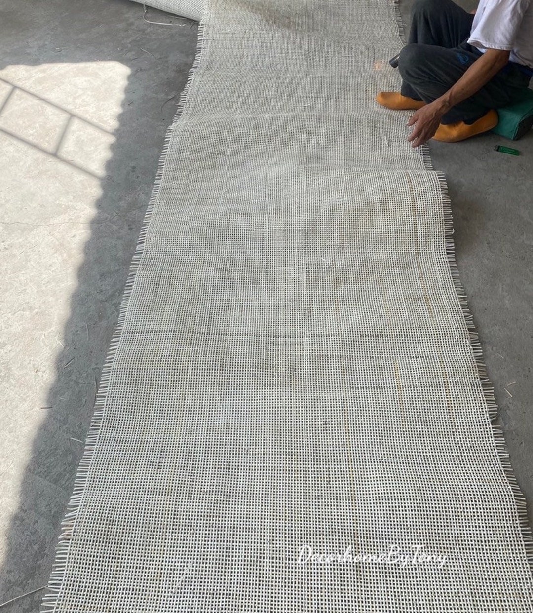 Rattan Cane Webbing 20 Width White Radio Rattan Webbing Cane Woven Mesh ...