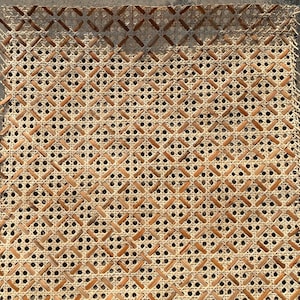 Luxury Premium Rhombic Pattern Natural Cane Sheet Rattan Closed Weave ...