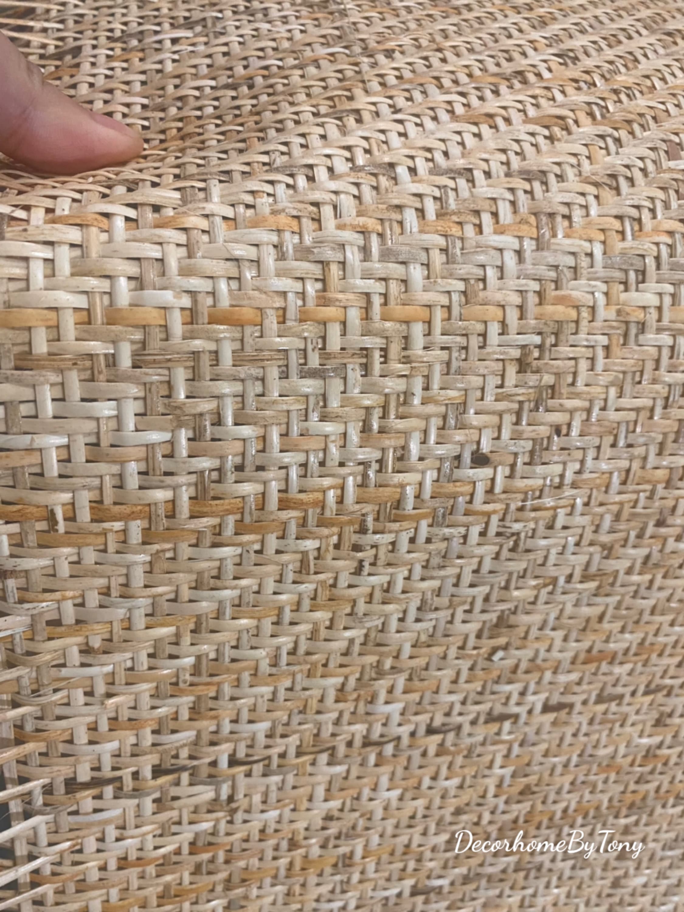 Luxury Premium Light Natural Closed Weave Cane Webbing, Natural Rattan ...