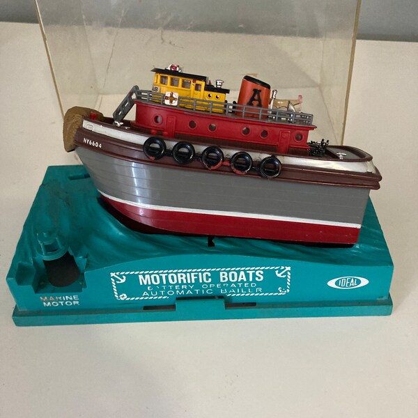 Vintage Toy Boat - Etsy