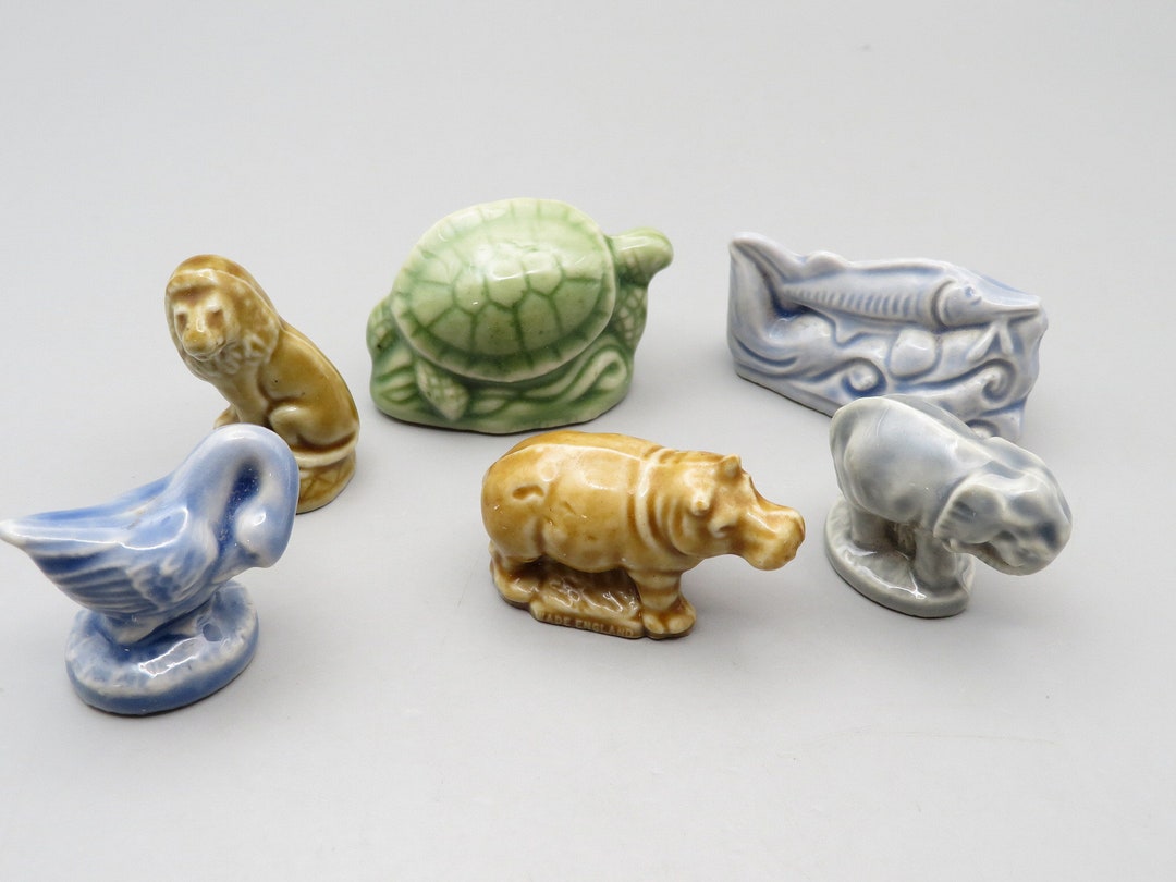 Vintage Red Rose Tea Original 1980's Set of 6 Wade Animals - Etsy