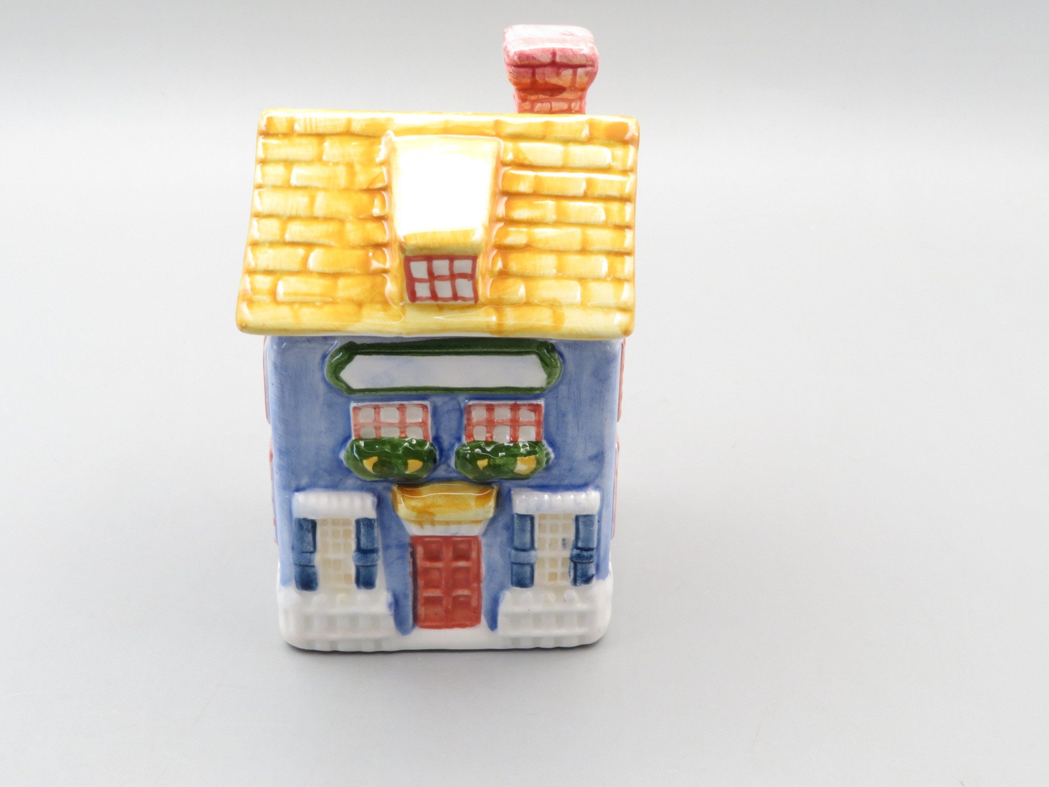 Avon Cottage Collection Dark Blue House Spice Jar No. 11 New in Box - Etsy