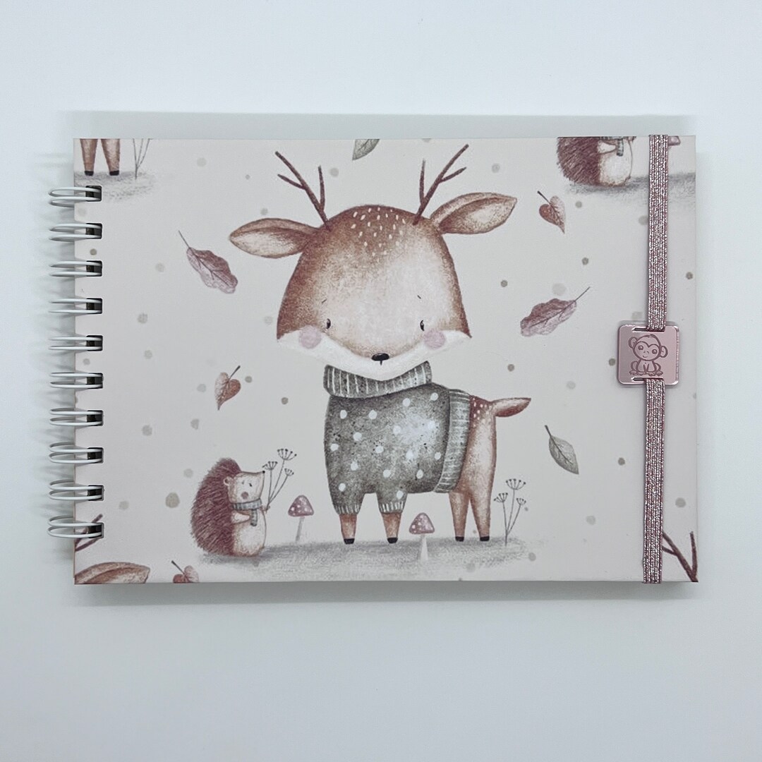 Fawn/hedgehog Photo Album: A5 Elegance With Hard Covers and Exclusive ...