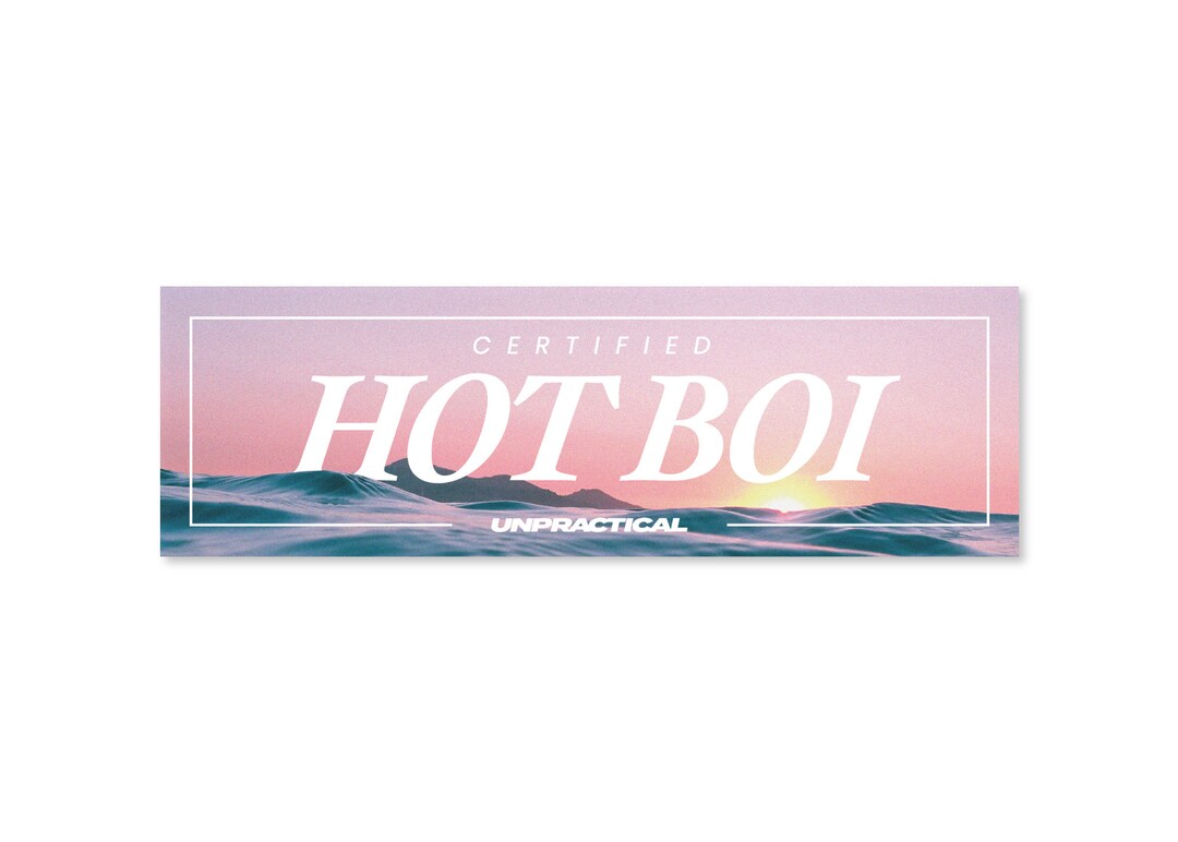Hot Boi Car Slap Sticker - Etsy